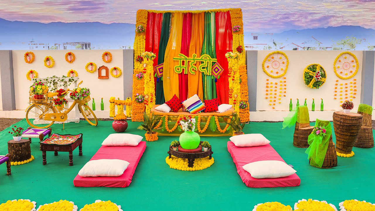 Mehendi Ceremony Decor Sydney | Mehndi Decoration in Sydney
